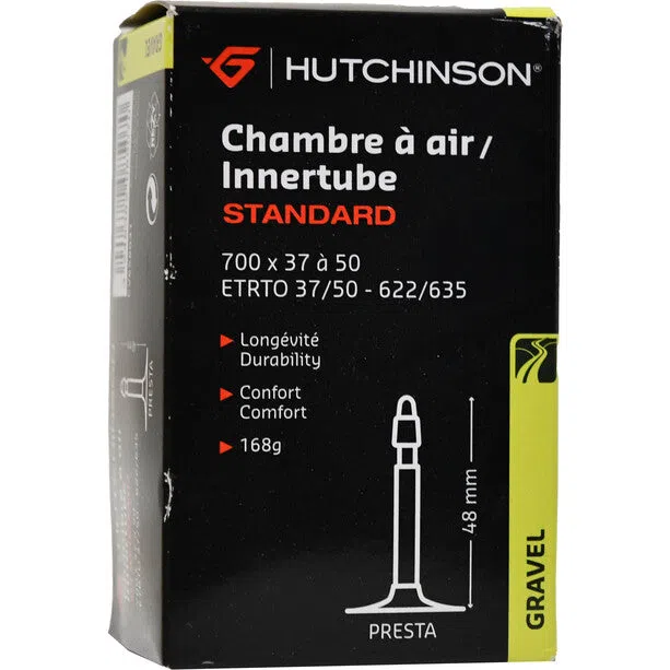 Hutchinson Gravel Inner Tube – 700 x 37–50C | 48mm Presta Valve – Trevs ...